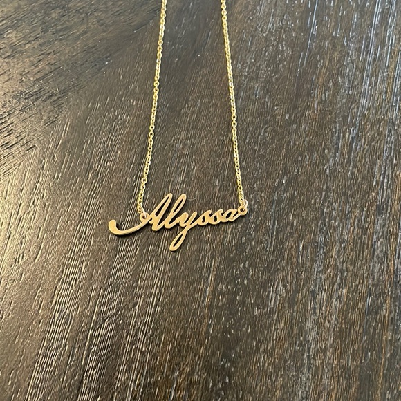 Accessories | Personalized Name Alyssa Necklace | Poshmark